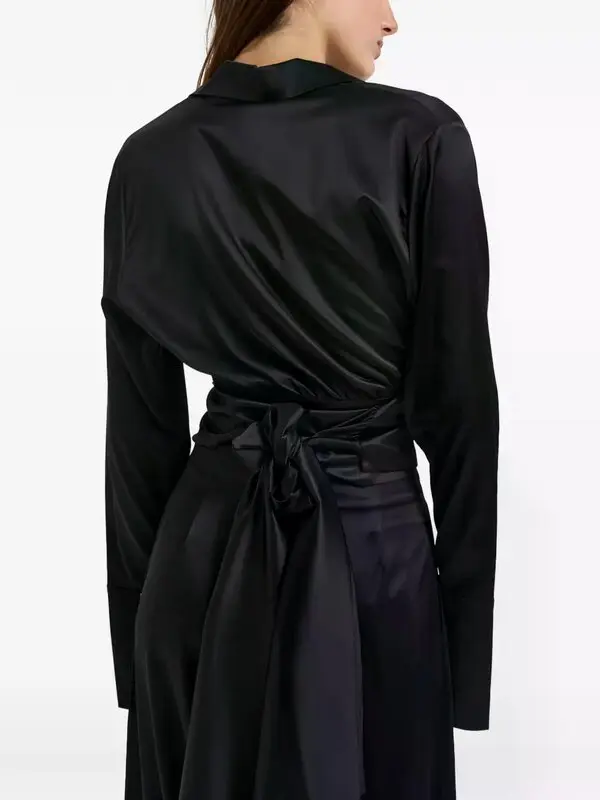 DANAME Alexa Wrap-style Long-sleeve Shirt