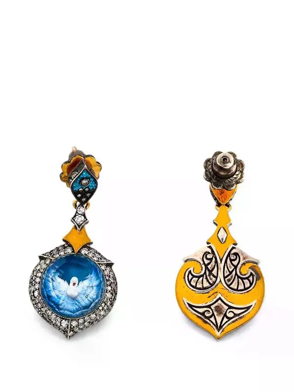 SEVAN BIÇAKÇI Diamond Dove Drop Earrings