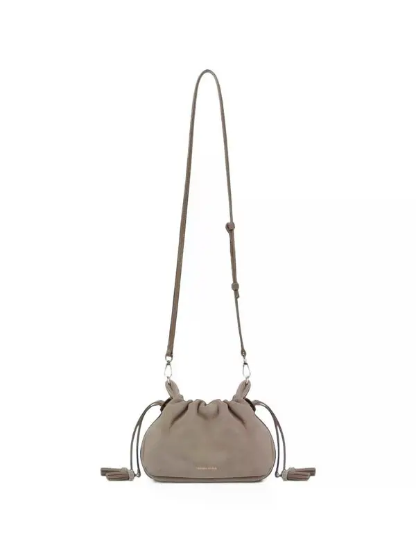 Fabiana Filippi Tassel-embellished Ruched Shoulder Bag