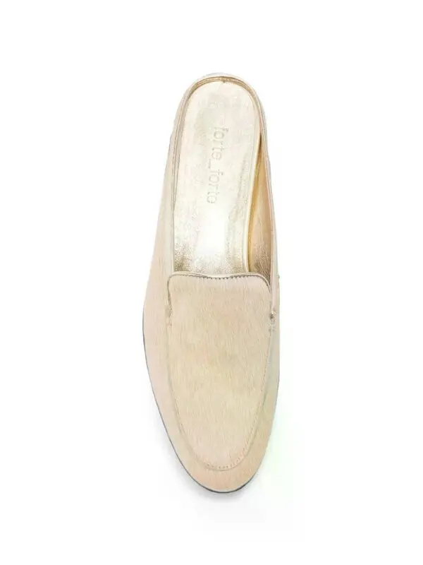 FORTE_FORTE Pony-hair Loafers