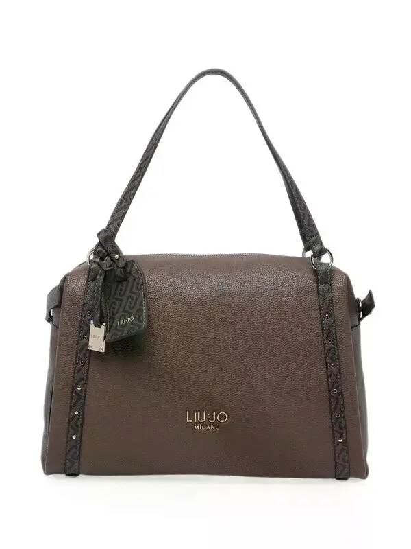 Liu Jo Logo-print Studded Tote Bag