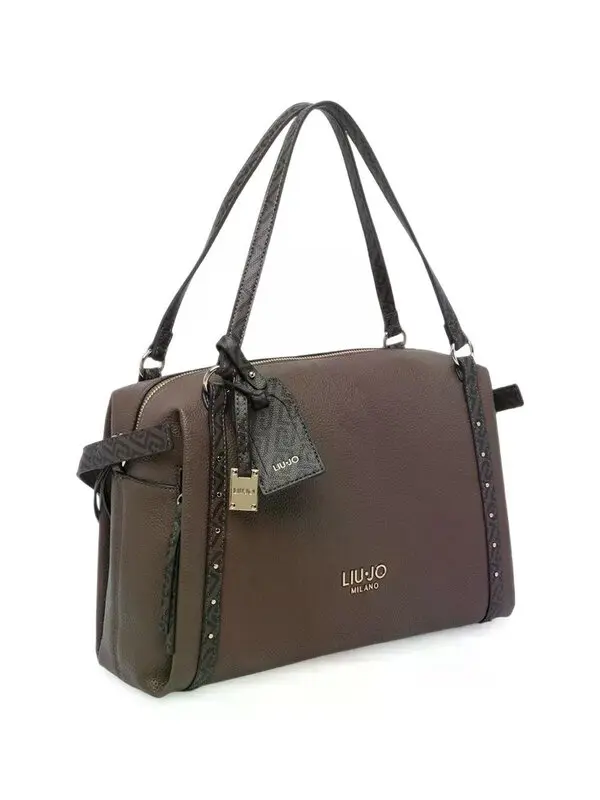 Liu Jo Logo-print Studded Tote Bag