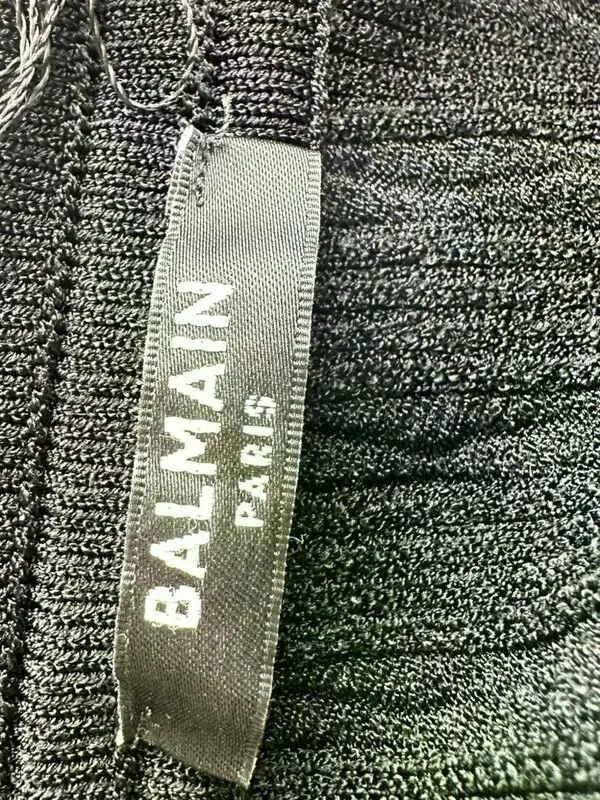 Balmain Knitted Fringed Jacket