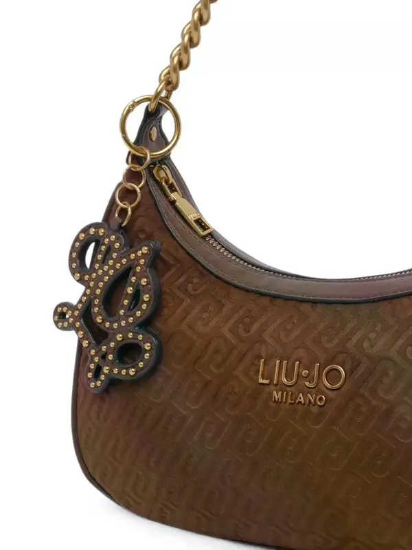 Liu Jo Monogram-embossed Chain-link Tote Bag
