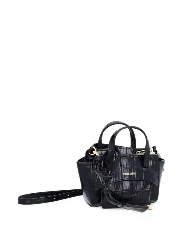 HIDESINS Xs Flap Crocodille-effect Leather Tote Bag