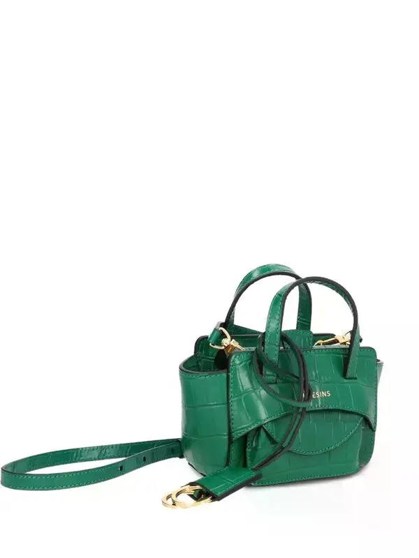 HIDESINS Xs Flap Crocodille-effect Tote Bag - Green