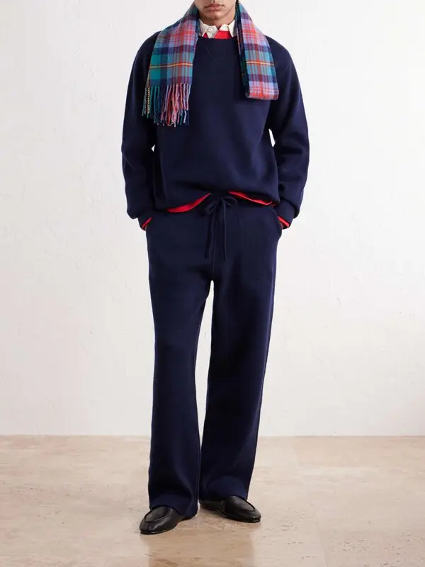 Aimé Leon Dore Straight-leg Cashmere-blend Sweatpants
