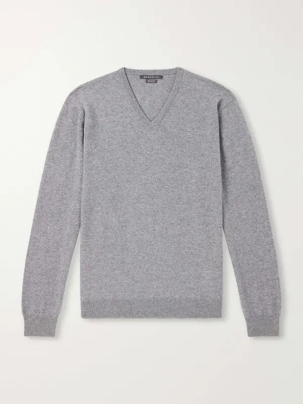 BEGG & CO. Heriot Cashmere Sweater - Gray