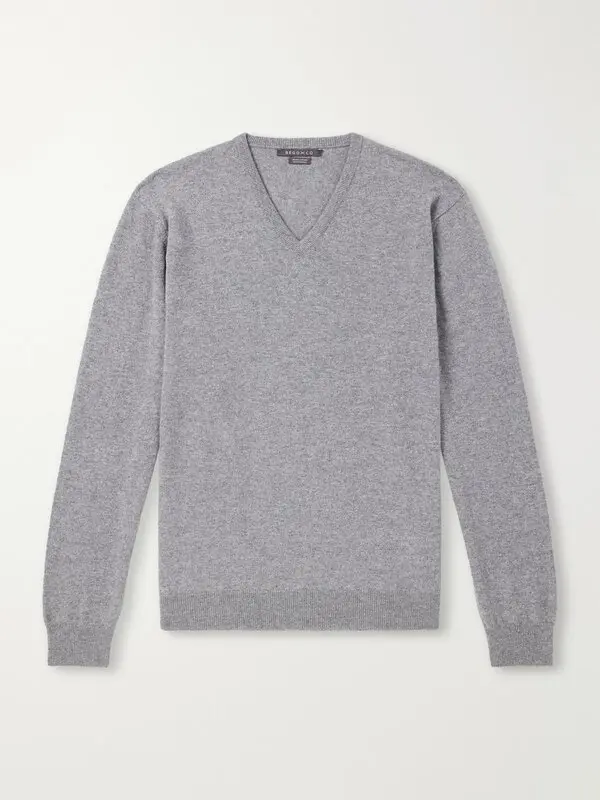 BEGG & CO. Heriot Cashmere Sweater - Gray