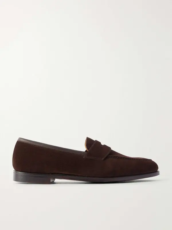 George Cleverley Bradley Ii Suede Loafers