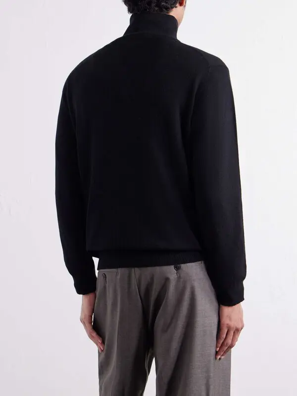 BEGG & CO. Heriot Half-zip Cashmere Sweater