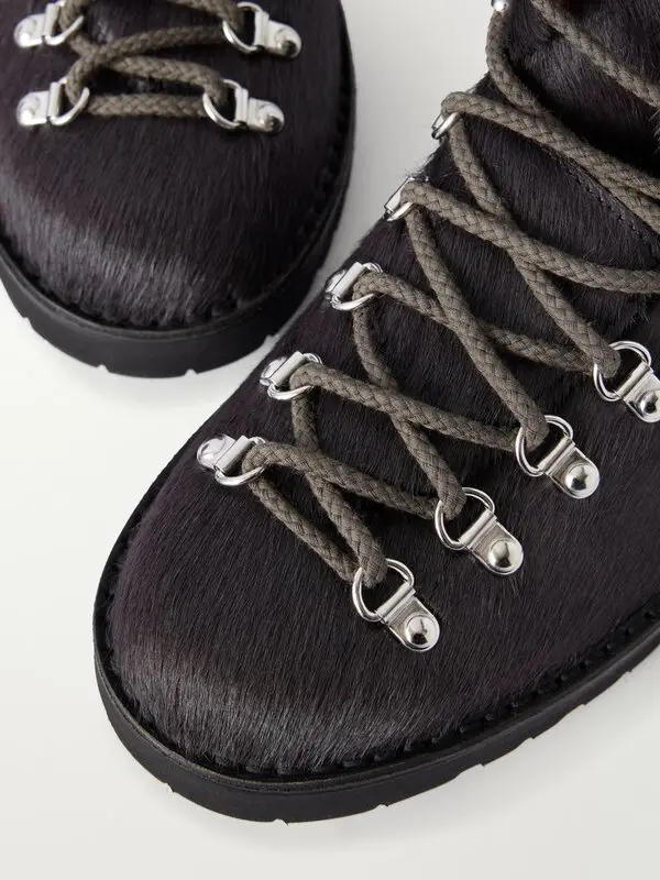 Nn07 Fracap M127 Calf Hair Hiking Boots - Gray