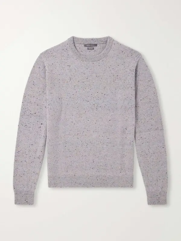 BEGG & CO. Brennan Cashmere Sweater - Gray