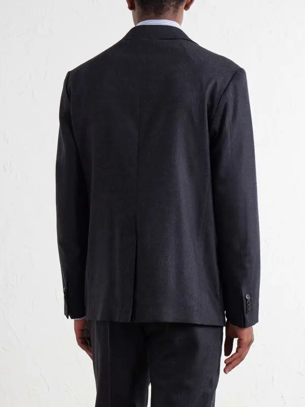Sunspel Wool And Cashmere-blend Flannel Suit Jacket