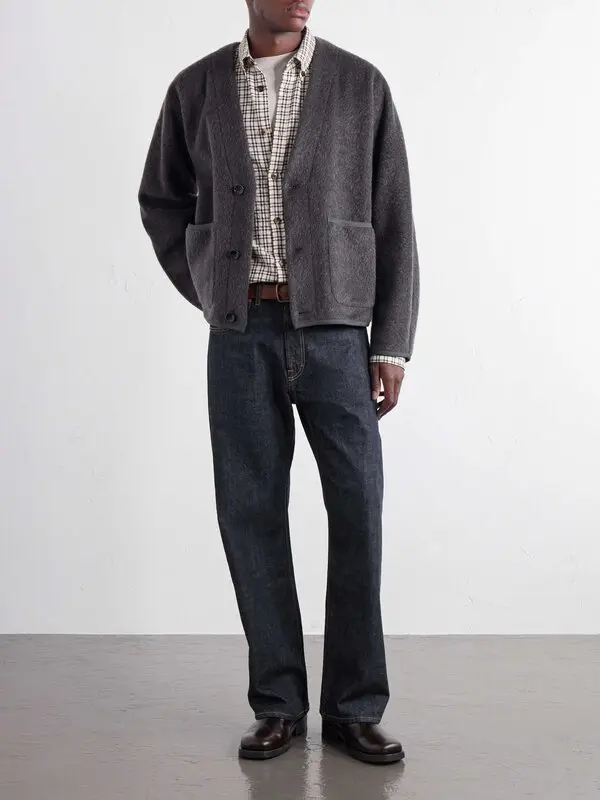 A KIND OF GUISE Kaan Brushed Wool-blend Cardigan