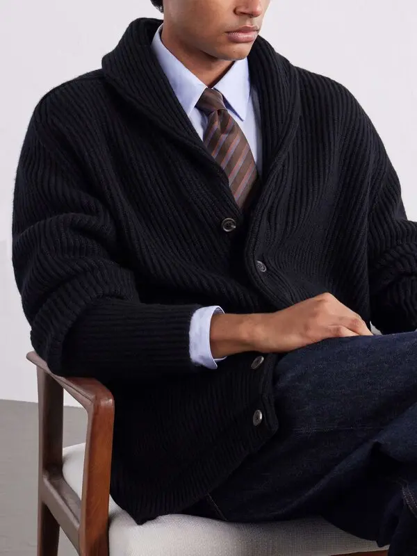 BEGG & CO. Yacht Cashmere Cardigan