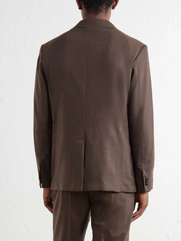 Sunspel Wool And Cashmere-blend Flannel Suit Jacket