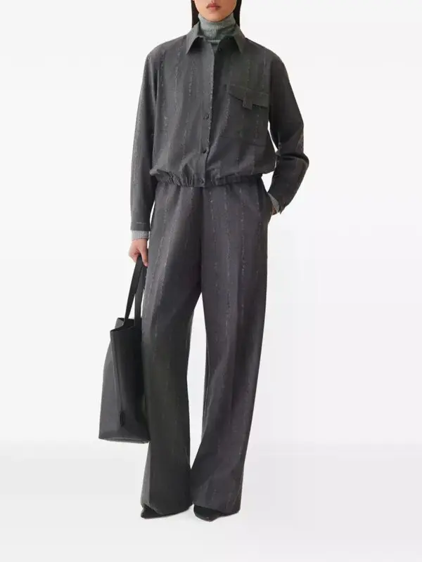 Fabiana Filippi Pinstripe Elasticated Shirt