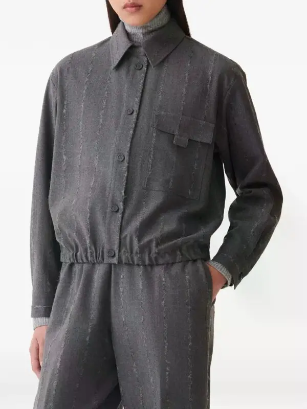 Fabiana Filippi Pinstripe Elasticated Shirt