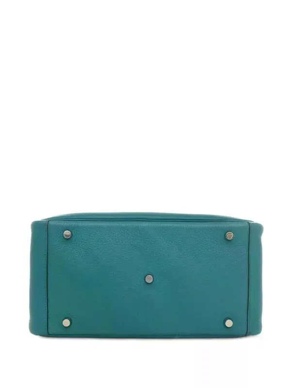 Hermès 2016 Clemence Lindy 30 Shoulder Bag - Blue