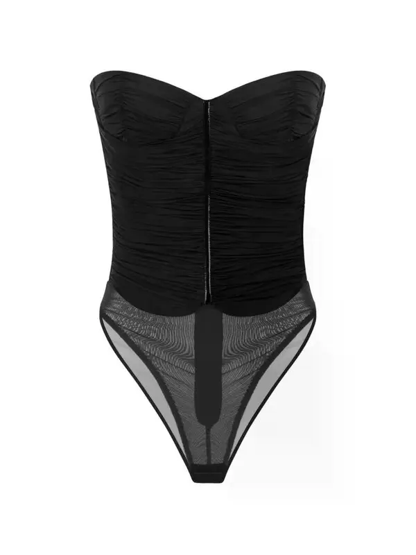 Elisabetta Franchi Bodysuit In Stretch Jersey Fabric