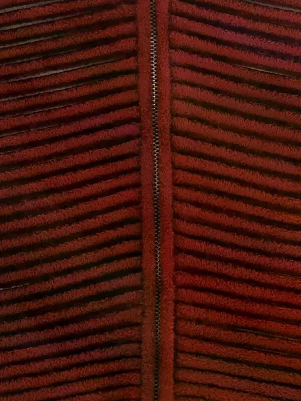Giorgio Armani Ottoman Ribbed Zip-up Cardigan