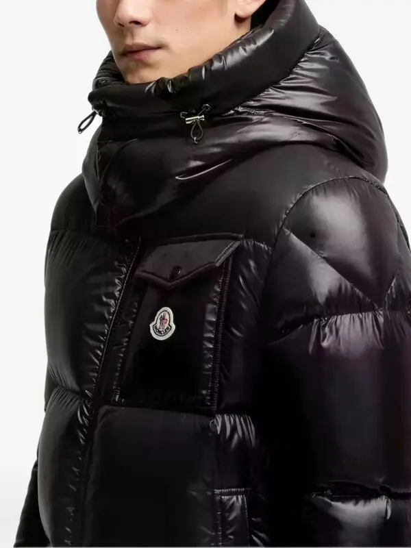 Moncler Montbeliard Quilted Hooded Down Jacket