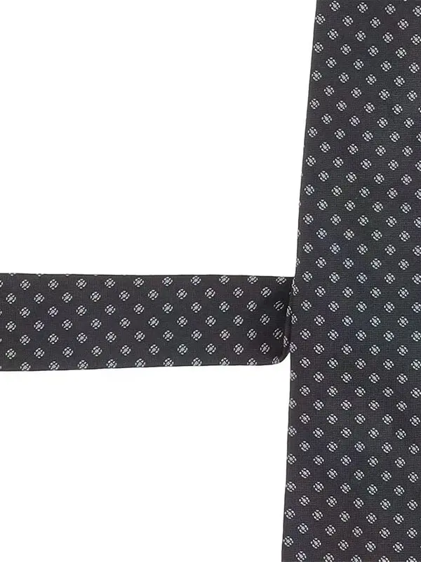 BOSS One Patterned Silk-jacquard Tie - Black