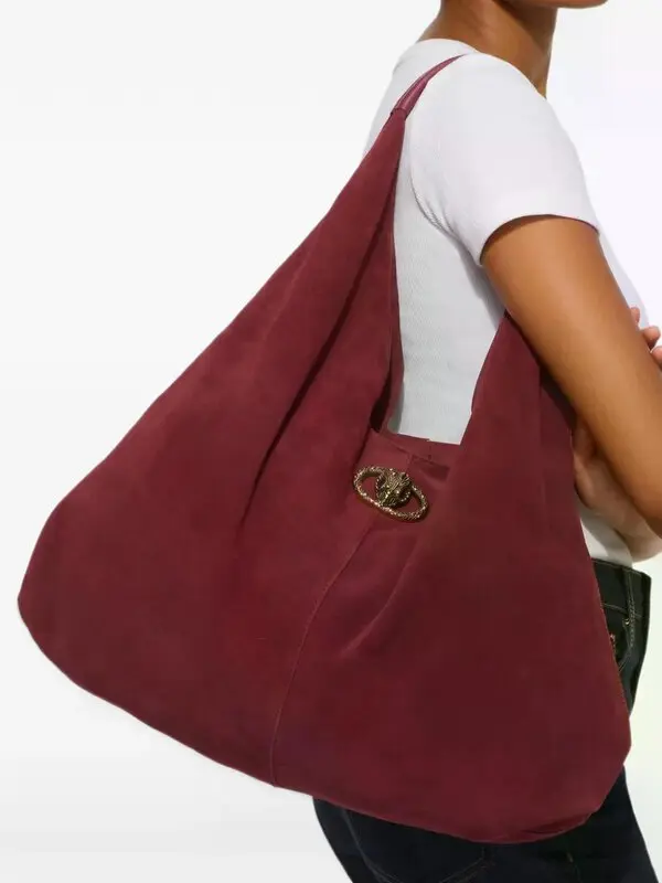 Kurt Geiger Large Chelsea Slouch Bag - Red