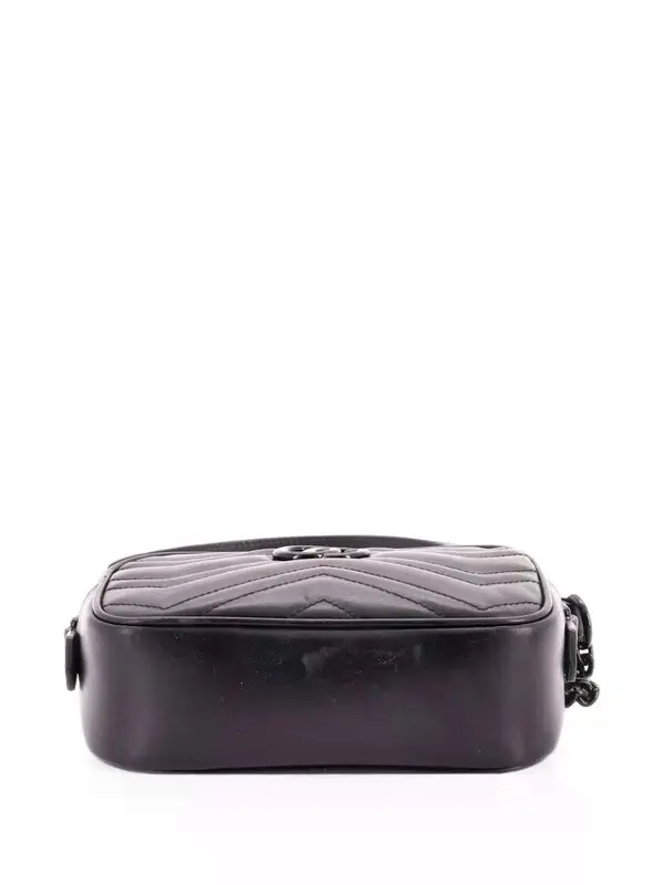 Gucci Gg Marmont Monochrome Shoulder Bag Matelasse Leather Mini Crossbody Bag