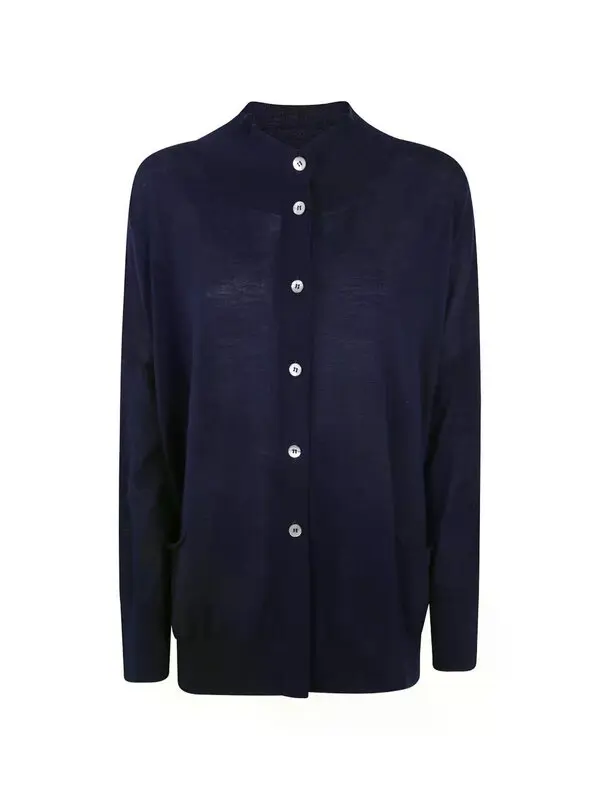 Laboratorio Capri Button-up Mock-neck Cardigan