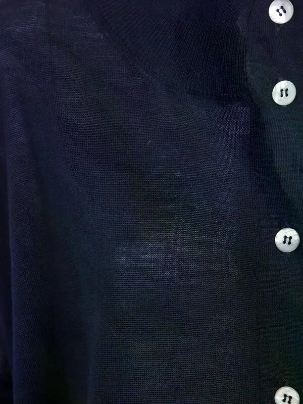 Laboratorio Capri Button-up Mock-neck Cardigan