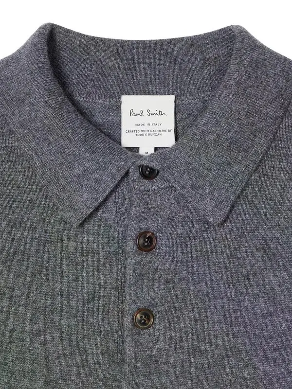 Paul Smith Cashmere Long-sleeve Polo Shirt