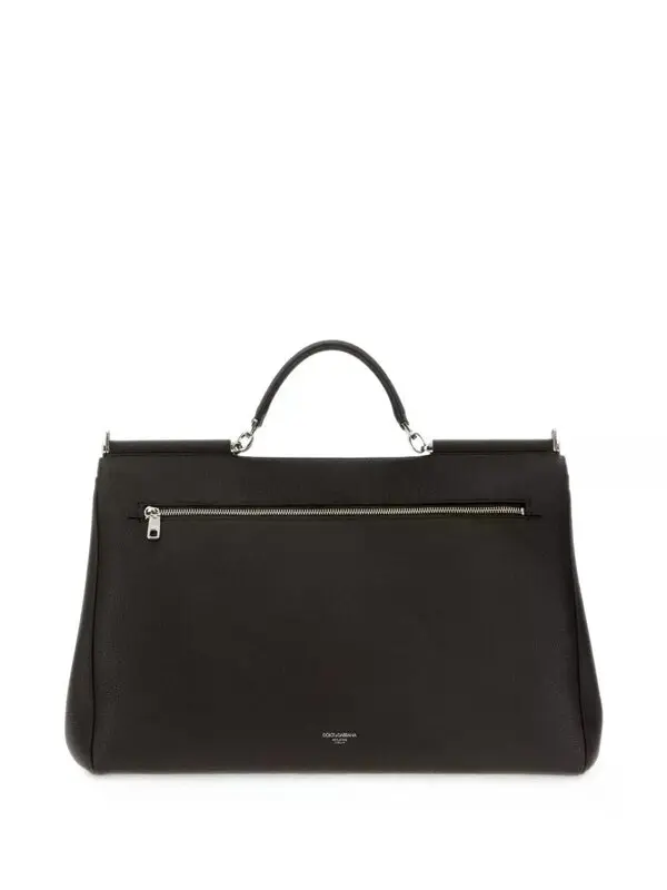 Dolce & Gabbana My Sicily Grained-leather Tote Bag