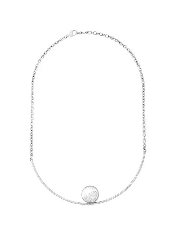 Moritz Glik Bambole Diamond Necklace - Silver