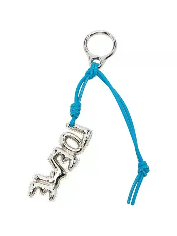 Loewe Logo-charm Knotted-strap Keyring