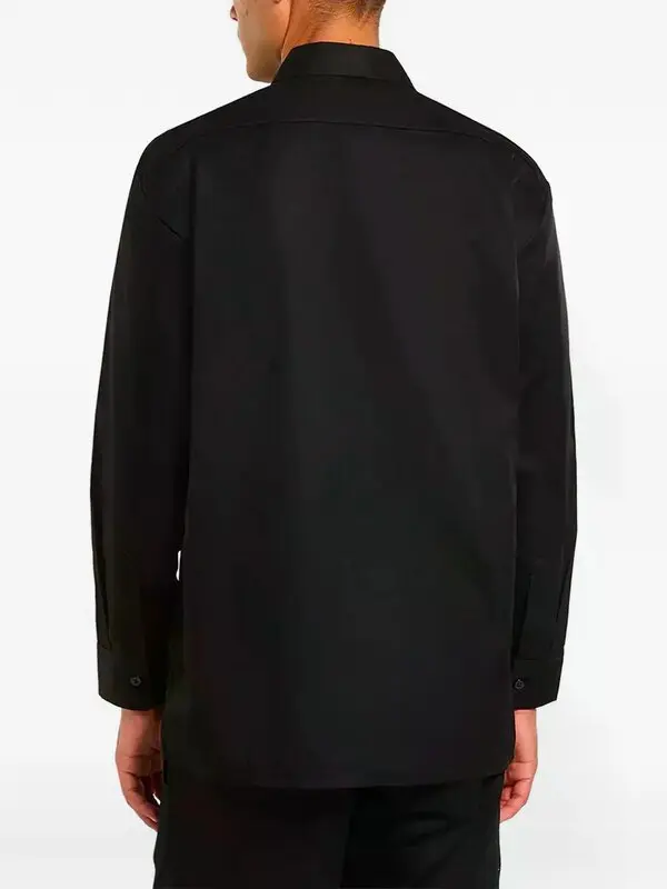 Dickies Logo-patch Long-sleeve Work Shirt