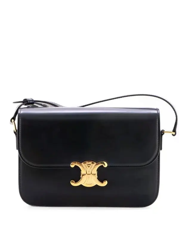 Celine Triomphe Shoulder Bag Smooth Calfskin Medium Crossbody Bag