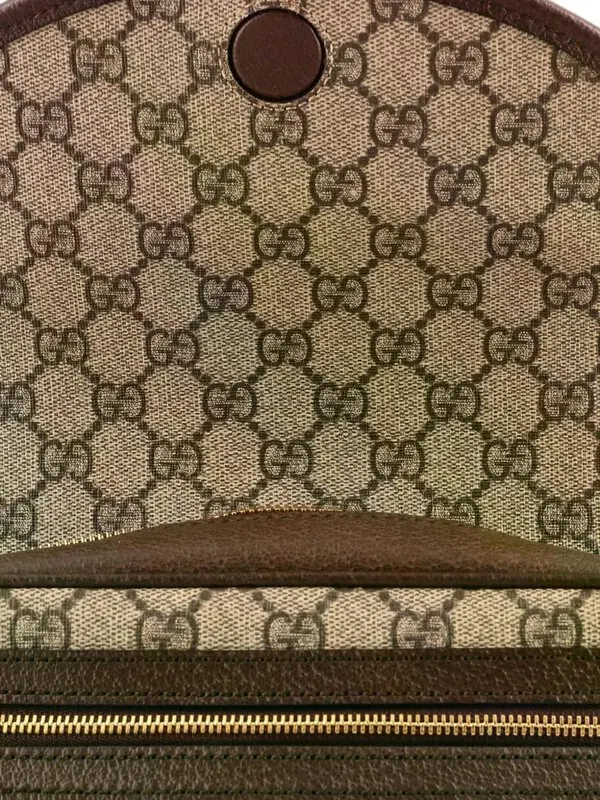 Gucci Ophidia Flap Gg Coated Canvas Small Shoulder Bag