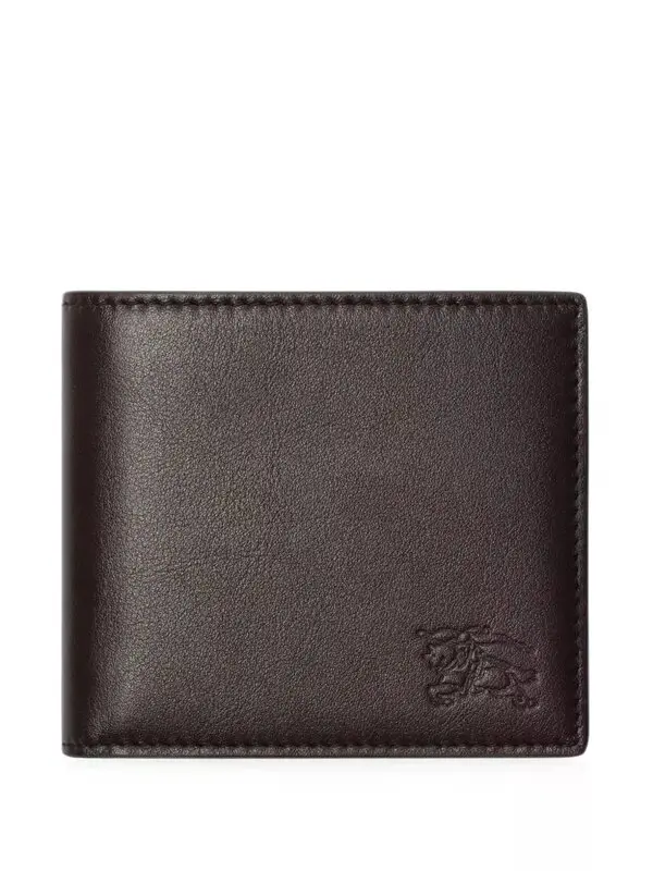 Burberry Pop Check Bifold Coin Wallet