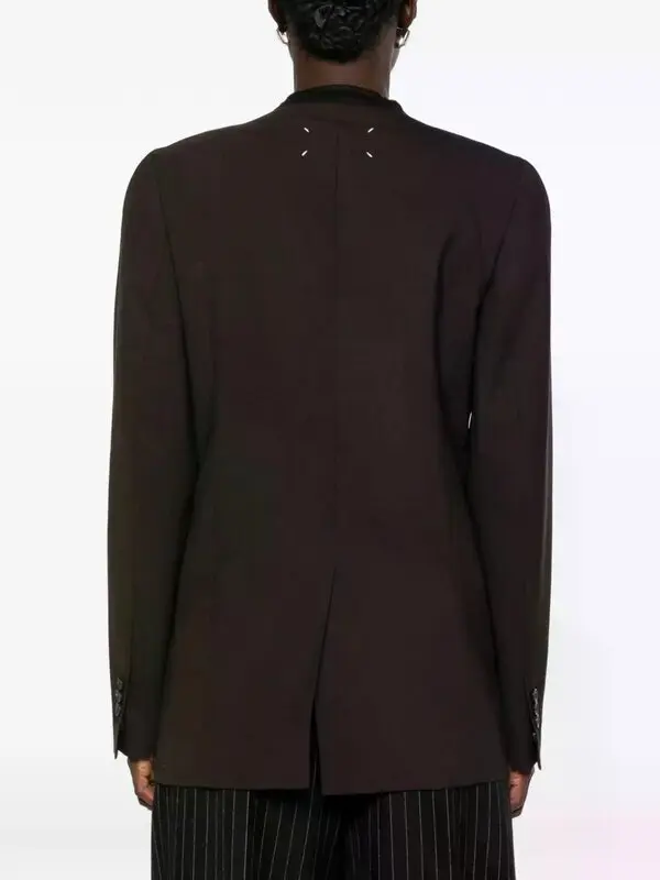 MAISON MARGIELA Collarless Four-stitch Jacket