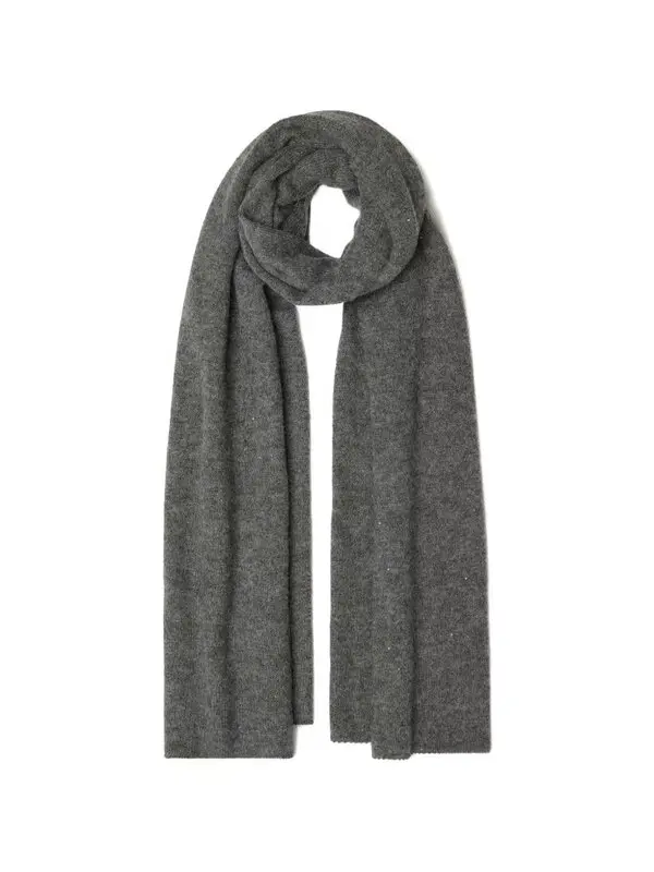 Fabiana Filippi Sequin-embellished Knitted Scarf