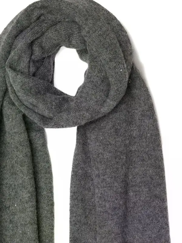 Fabiana Filippi Sequin-embellished Knitted Scarf