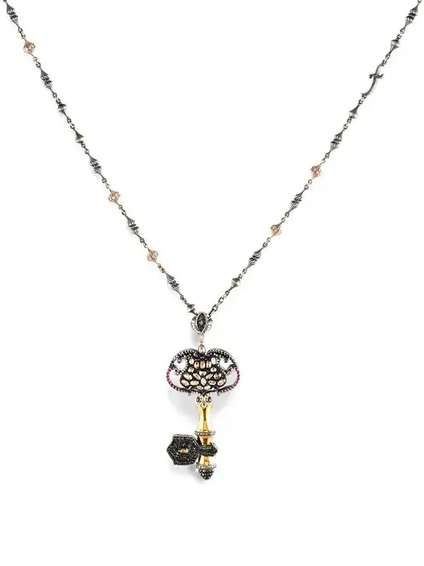 SEVAN BIÇAKÇI Embellished Key Necklace