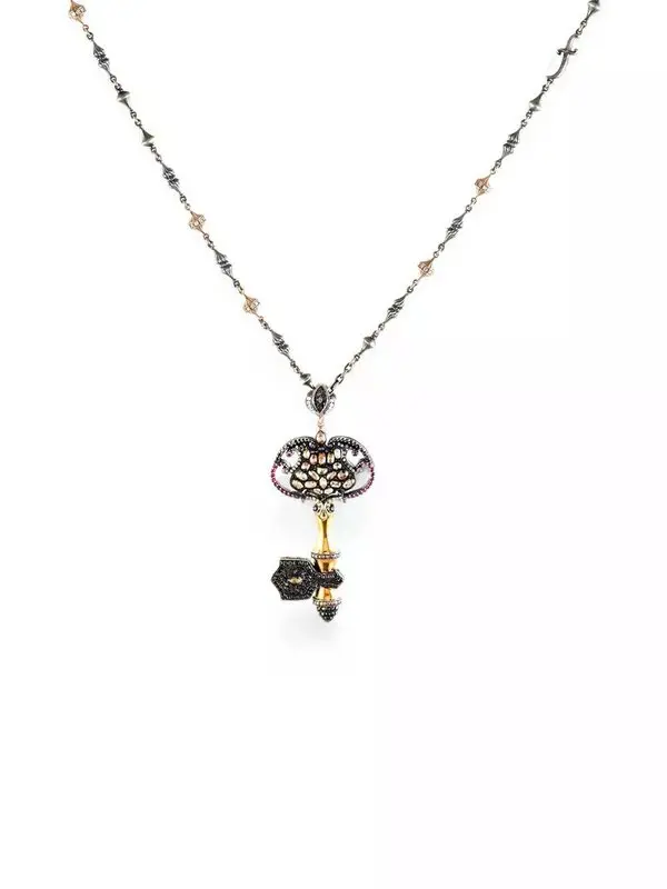 SEVAN BIÇAKÇI Embellished Key Necklace