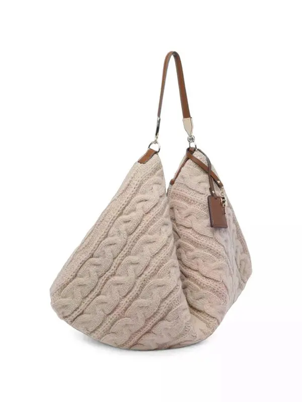 Liu Jo Cable-knit Shoulder Bag