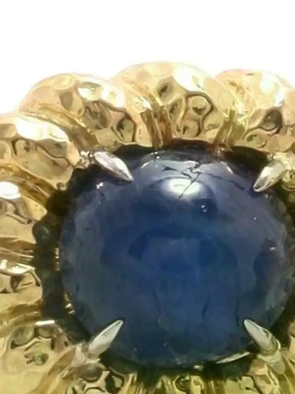 David Webb Sapphire Cufflinks