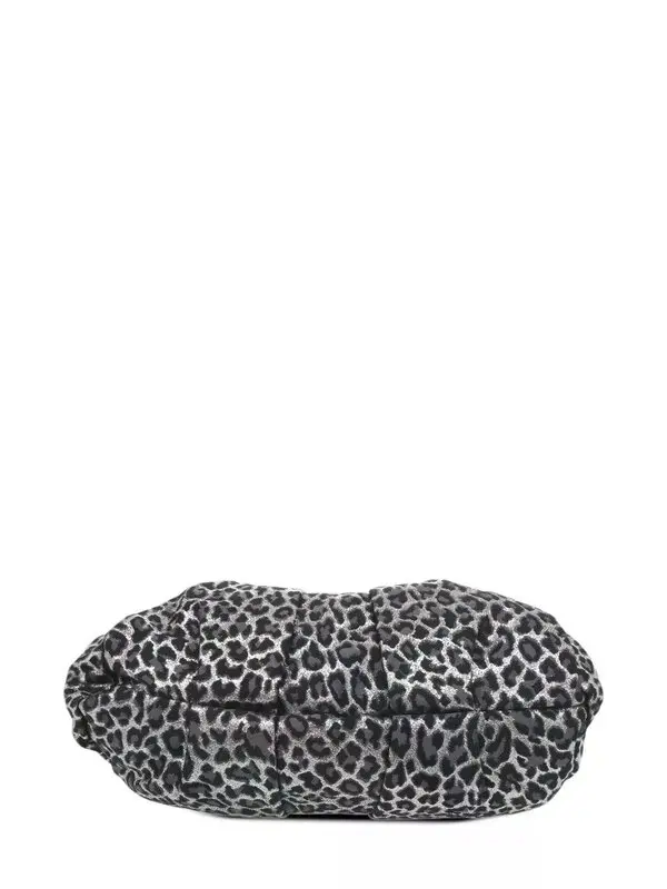 CHRISTIAN LOUBOUTIN 2010-2026 Canvas Leopard Print High Heels Shoulder Bag