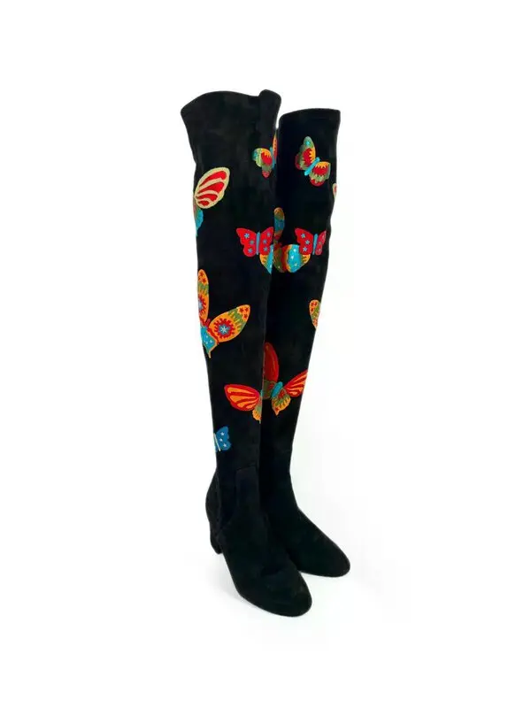 Valentino Garavani Butterfly Over-the-knee Boots
