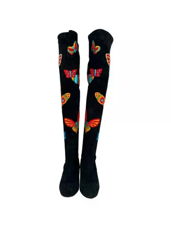 Valentino Garavani Butterfly Over-the-knee Boots